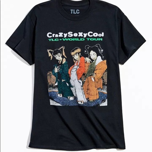 Shirts | Tlc Crazy Sexy Cool World Tour Tee Tshirt | Poshmark